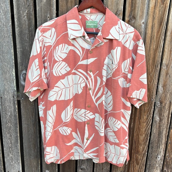 Tommy Bahama | Shirts | Tommy Bahama Hawaiian Shirt Silk Medium Mens ...